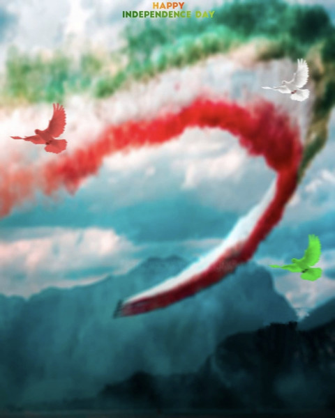 15 August With Flags CB PicsArt Editing Background | OyePhoto