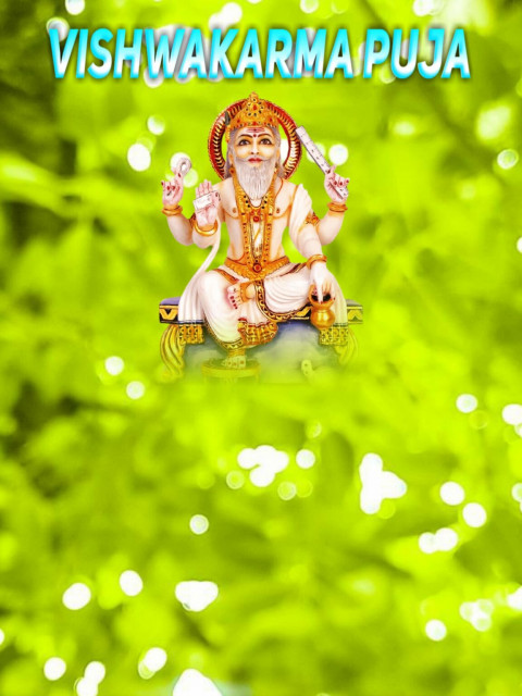 Baba Vishwakarma Puja Snapseed CB Full HD Background | OyePhoto