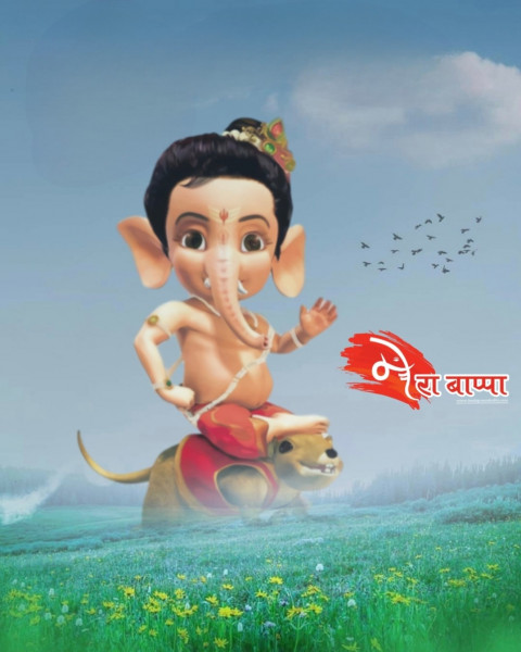 Bal Ganpati Bappa Photo Editing Images Download New Pics | OyePhoto
