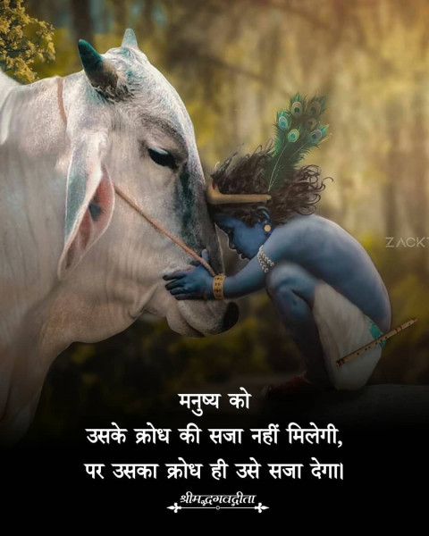 Bhagavad Deep Meaning Quotes Hindi Status Images New | OyePhoto
