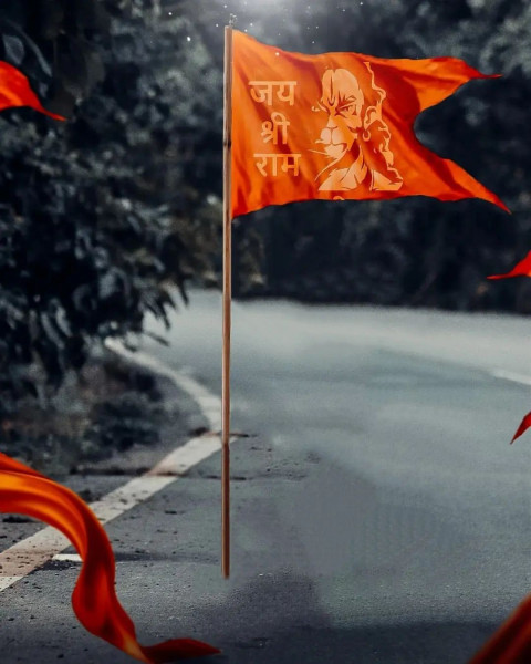 Bhagwa Flag Picsart Editing Background Full HD Images | OyePhoto