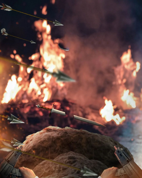 Fire Poster Photo Editing CB Picsart Background HD | OyePhoto