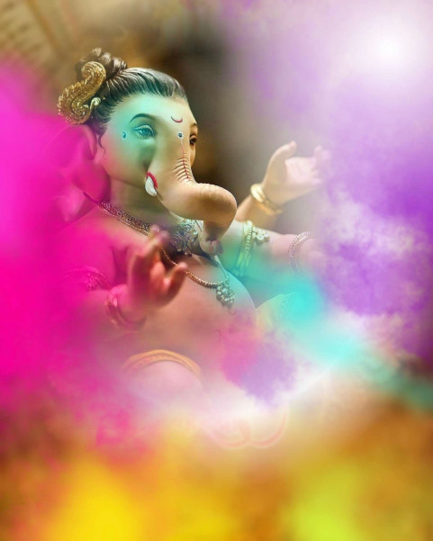God Ganpati Bappa Photo Editing CB Background For Photoshop Pics | OyePhoto