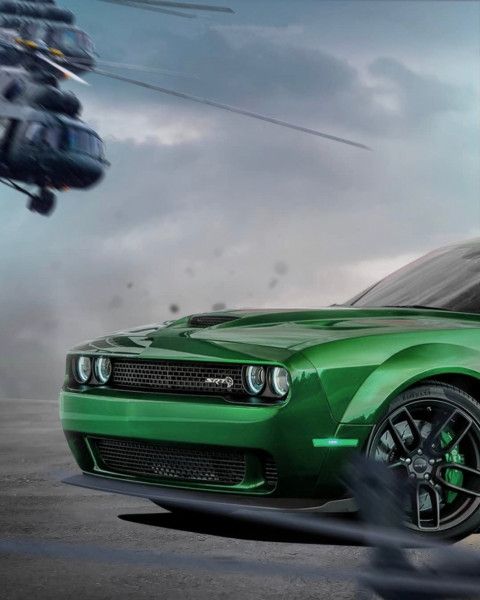 Green Car Photo Editing Background HD For Cb Picsart | OyePhoto