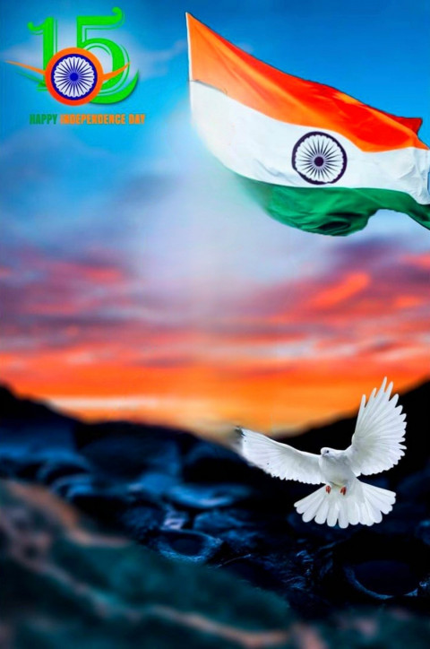 Happy Independence Day Backgrounds For Picsart Full HD | OyePhoto