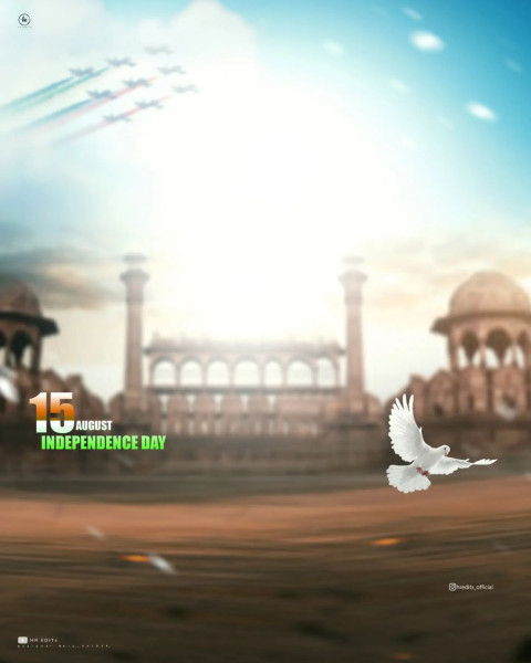 Happy Independence Day CB Red Fort Background For Picsart Photo Editing ...