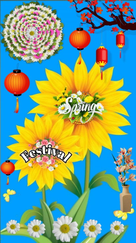 Happy Spring Festival Pictures Images For WhatsApp Dp Images | OyePhoto