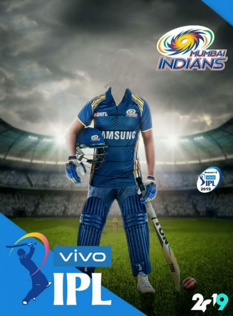 Mumbai Indians IPL Background For CB Picsart Editing Download | OyePhoto