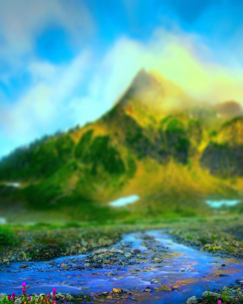 Nature Flowers CB Blur Background For Photoshop Editing Photos | OyePhoto