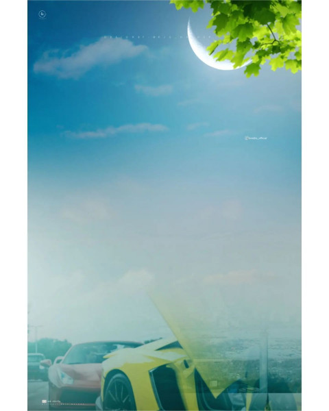 Photoshop New CB Half Moon Background Full HD Download | OyePhoto