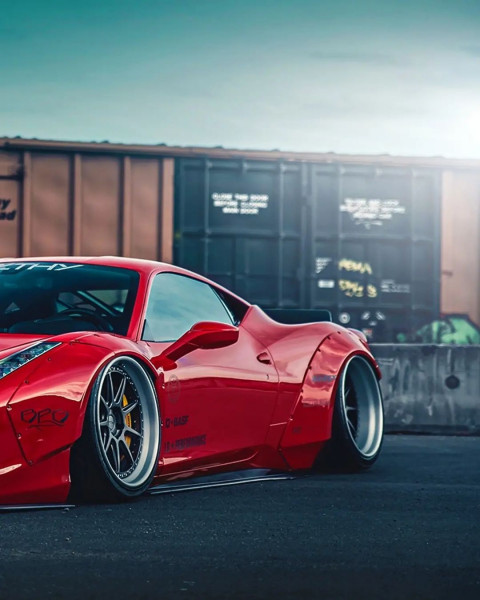 Red Car Manipulation Background Hd For CB Picsart | OyePhoto