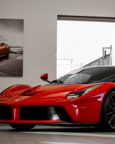 Red Car Photo Editing background HD | OyePhoto