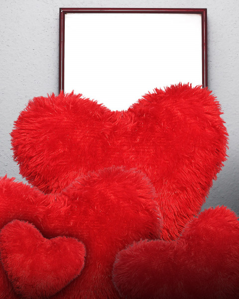 Red Love Happy Valentine's Day Editing Background For PicsArt CB | OyePhoto