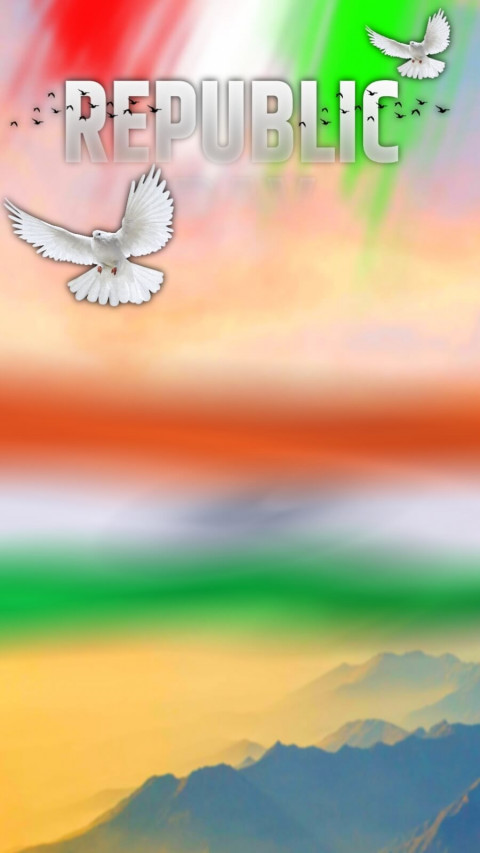 Republic Day 26 January Wallpaper For Mobile Screen Background Flag HD ...