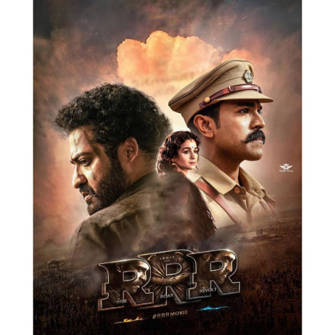 RRR Movie Poster Photo Editing CB PicsArt Background | OyePhoto