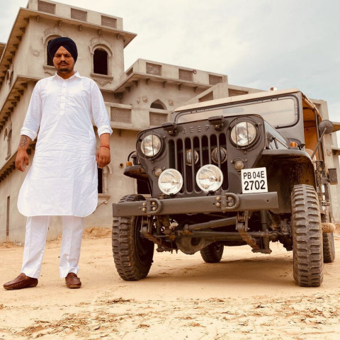 sidhu moose wala hunter jeep background | OyePhoto