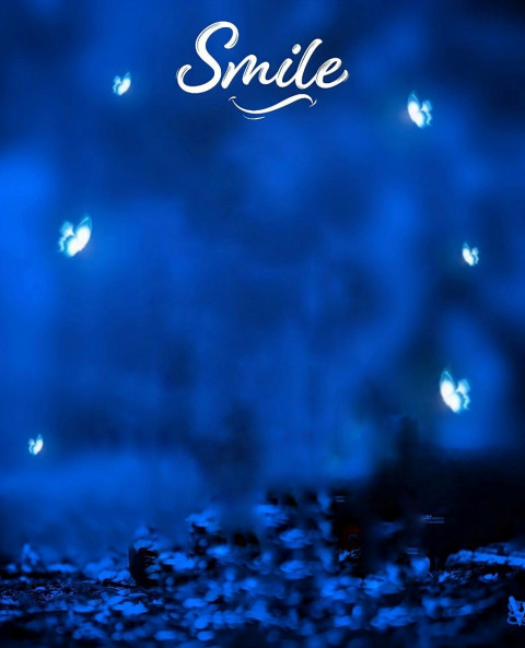 Smile Photo Editing Photoshop Blue BAckground Download Full HD | OyePhoto