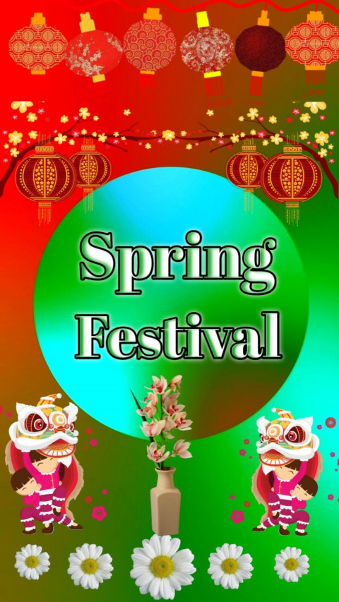 Spring Festival Background HD For Mobile Wallpapers Picture | OyePhoto