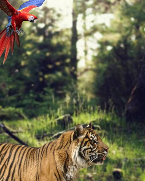 Viral Tiger Editing Background For Picsart Photo Hd | OyePhoto