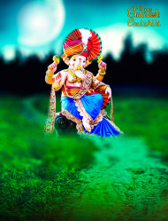 Ganpati Bappa Morya Marathi Banner Editing HD Background Download ...