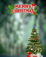 Green Christmas Tree Images HD For Photo Editing New CB Background ...